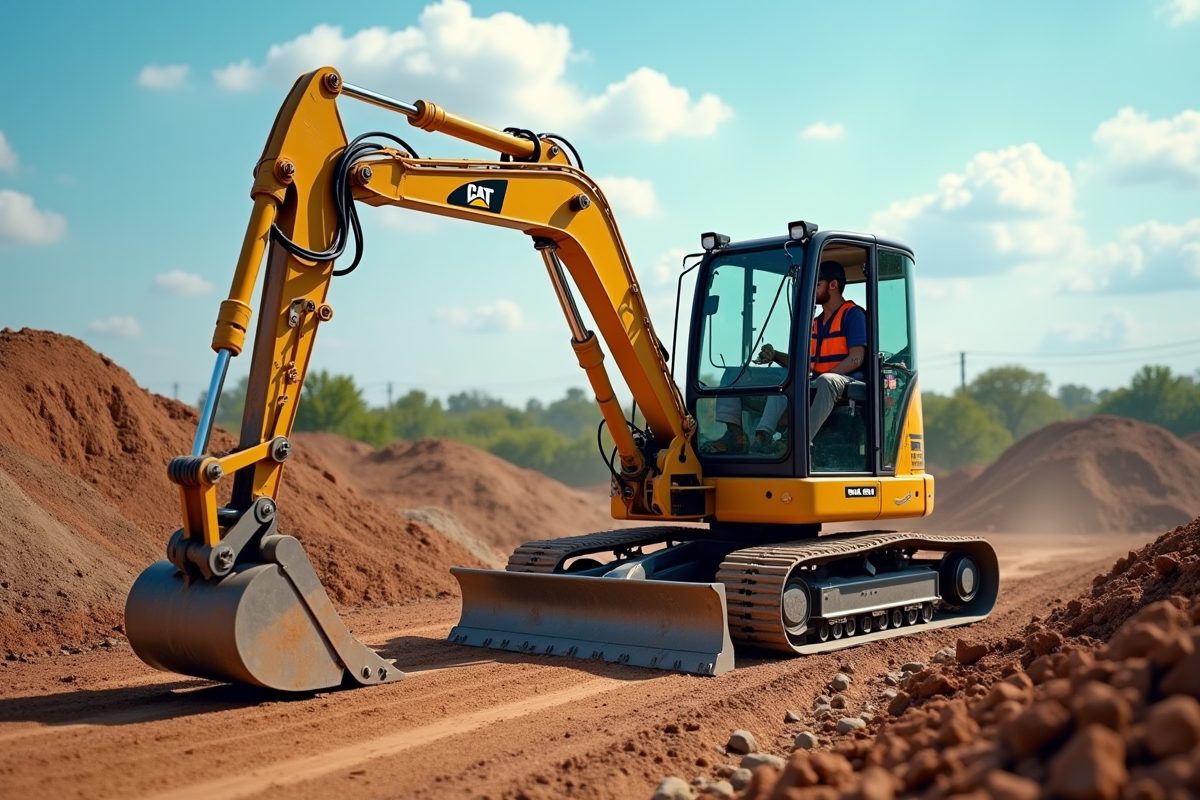Conduire une mini-pelle : astuces et conseils pour faciliter la manoeuvre